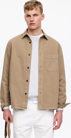 Arket Overshirt Aus Baumwolle -Beige
