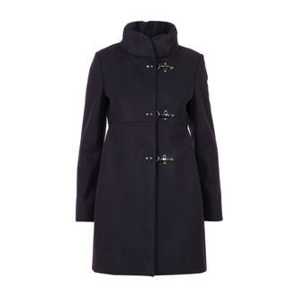 Fay Einreihiger Mantel - - Coats - Damen - Blau - XL