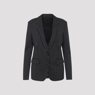 Tom Ford Veste Barathea en laine ray&eacute;e Tom Ford