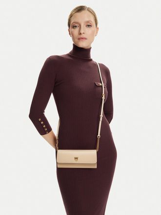 Pinko Handtasche PINKO Love Tiny Brids Wallet C AI 25-26 PCPL 103765 A0F1 Beige