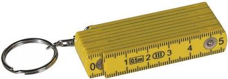 Out of the Blue Schl&uuml;sselanh&auml;nger &raquo;Zollstock&laquo; 50 cm (Gelb)