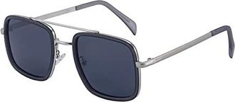 Generic Lunettes de soleil de conduite et de cyclisme polarisées carrées rétro 2025 pour hommes et femmes (couleur : E, taille : 1), b, Taille unique