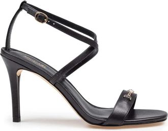 Michael Kors Sandalen - Black Lena Leather Sandal - Gr. 5 - in Schwarz - für Damen