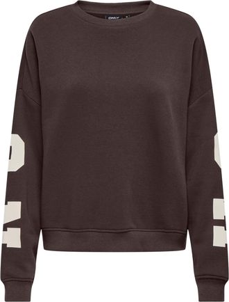 Only Onlsweat L/S Back/Sleeve Print SWT Noos