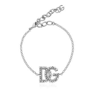 Dolce & Gabbana Armband mit Logo - - Accessories - Damen - Grau - ONE SIZE