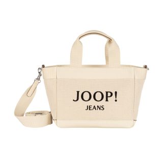 Joop Handtasche JOOP JEANS calduccio tela yvette handbag shz, Damen, Gr. B/H/T: 26,5cm x 21cm x 14cm, sanftes wei&szlig;, Textil, Taschen Handtasche, Damen Umh&auml;n
