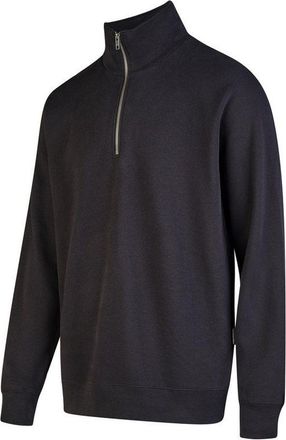 Cleptomanicx Sweatshirt mit Halfzip am Kragen