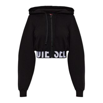 Diesel Femme, Sweatshirts et sweats &agrave; capuche, Noir, Taille: 34 FR Nika-D-Pop SweaT-shirt