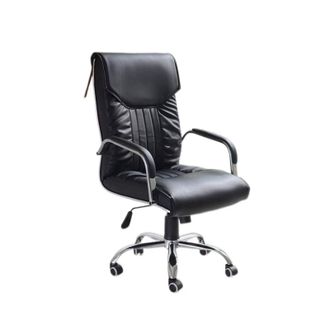 Generic Ergonomischer B&uuml;rostuhl, extra breiter Sitz aus Leder, ergonomischer Computer-Schreibtischstuhl, kann 100 kg tragen, geeignet for das Heimb&uuml;ro(Color1)