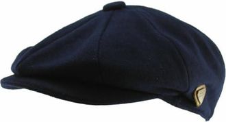 Generic Royal Stallion Wool Baker Boy Casquette, bleu marine, M