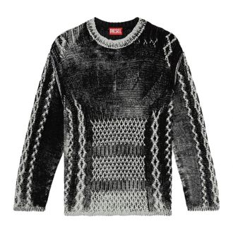 Diesel Homme, Pulls, Noir, Taille: L K-Mione Sweater