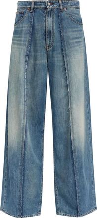 Maison Margiela Jeans mit Eins&auml;tzen - Blau