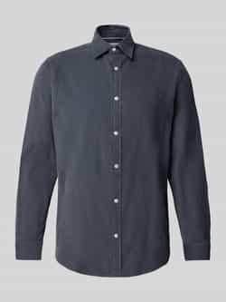 Jack & Jones Slim Fit Freizeithemd aus Cord mit Kentkragen