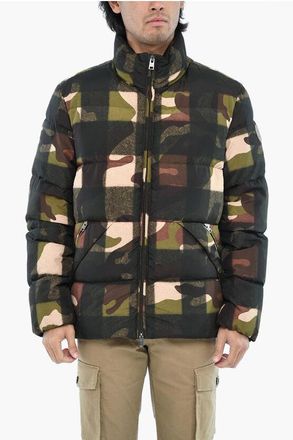 Woolrich Camouflage Quilted SIERRA SUPREME Down Jacket Größe Xl
