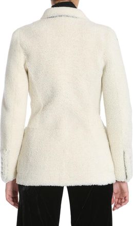 Alexander McQueen Double-Breasted Coat - White