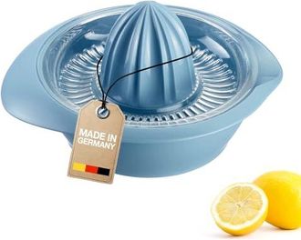 Westmark Presse-Orange/Citron/lemon avec R&eacute;cipient, Diam&egrave;tre : 18,7 cm, Capacit&eacute; : 0,5 L, Plastique, Limetta, Bleu, B0CLGWVPZV