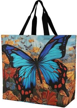 Generic Grand Papillon Sac &Agrave; Bandouli&egrave;re L&eacute;ger Sacs Grand Sac A Main Femme Pour Voyage Gym Plage