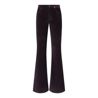Pinko Ausgestellte Samt-Ripp-Hose - - Jeans - Damen - Schwarzk - W27