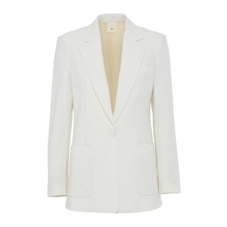 Julie Fagerholt - Heartmade Klassische Blazerjacke Off White - - Jackets - Damen - Wei&szlig; - M