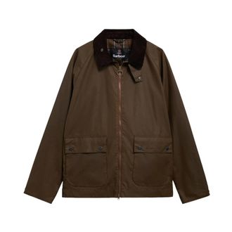 Barbour Veste courte cir&eacute;e Bedale - Homme - Vestes - Brun - Taille: S
