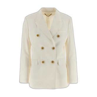 Golden Goose Aged Double-Breasted Blazer - - Jackets - Damen - Wei&szlig; - M