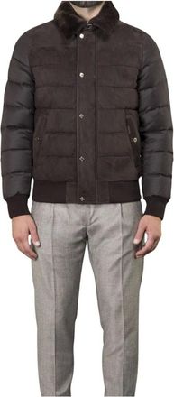 Moorer Homme, Vestes, Brun, Taille: 3XL Bellati Bomber Jacket