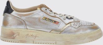 Autry Medalist Low Super Vintage zweifarbige Leder-Sneaker mit Used-Effekt