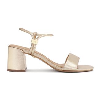 Kazar Goldene Sandalen mit einzigartigem Verschluss - - Shoes - Damen - Gelb - 35 EU