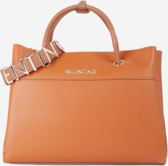 Valentino Shopper Sac Cabas Alexia Marron Femme Cuoio