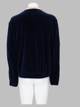 Valentino Colorblock Zip Sweatshirt - Navy