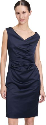 Vera Mont Damen 0058/4822 Kleid, Blau, 38 EU