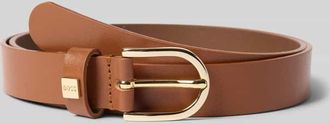 HUGO BOSS G&uuml;rtel aus Rindsleder mit Dornschlie&szlig;e und Label-Detail