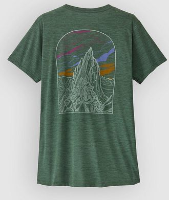 Patagonia Cap Cool Daily - Cloud Crag T-Shirt lt cpy grn xdy