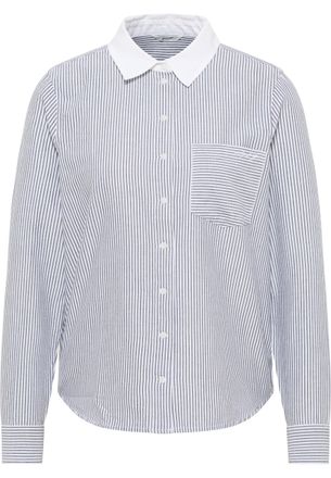 Mustang Jeans Damen Style Annville Bluse, Oxford Stripe 12634, 44 Größen