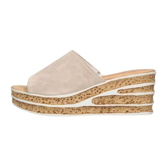 Gabor Komfortabler beiger Wildleder-Slipper 650.1 - - Shoes - Damen - Beige - 42 EU