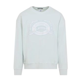 C.P. Company 20Cmss217A Baumwoll-Sweatshirt - - Sweatshirts & Hoodies - Herren - Blau - XL