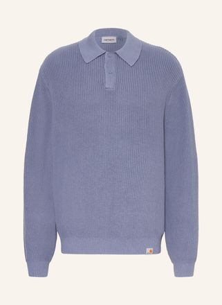 Carhartt Work in Progress Carhartt Wip Strick-Poloshirt Miles blau