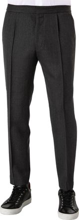 HUGO BOSS Herren Hose grau meliert Slim Fit