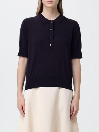 STUDIO NICHOLSON Polo Femme couleur Bleu