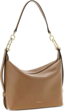 Furla Femme, Sacs, Brun, Taille: ONE Size Tonie Mini Hobo