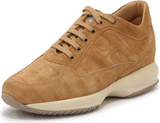 Hogan Femme, Chaussures, Beige, Taille: 38 1/2 EU Interactive Allacciato UMI