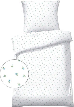 Dyckhoff Bettwäsche Weichfrottier hellblau-weiß Größe 1x 135x200 cm + 1x 80x80 cm