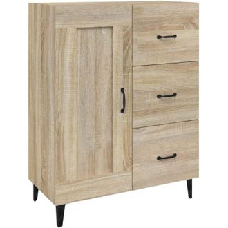 vidaXL Sideboard Sonoma-Eiche 69,5x34x90 cm Holzwerkstoff - Vidaxl