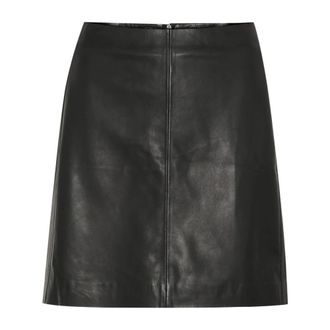 Inwear Leather Skirts - - Skirts - Damen - Schwarzk - 2XL
