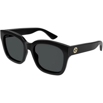 Gucci GG1338S Lunettes de soleil, Noir/Fum&eacute;e, 54 mm