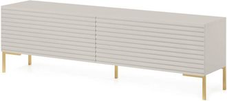 Selsey Selsey - lammelo - Meuble tv - 140 cm - taupe (gris-beige)