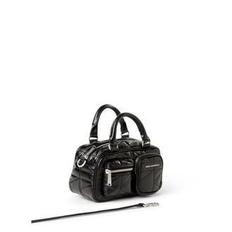 Karl Lagerfeld Sac &agrave; main matelass&eacute; avec bandouli&egrave;re amovible en cuir