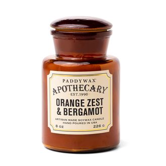 Paddywax Apothecary Collection, Jar Kerze, Meersalz/salbei, 237 ml, Orange Zest & Bergamot, 8-ounce
