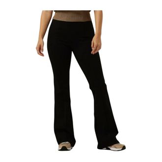Minus High Waisted Flared Hose - - Trousers - Damen - Schwarzk - XS