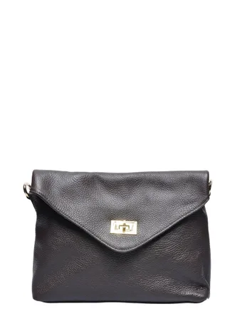 Anna Luchini Kastanienbraun Rindsledertasche